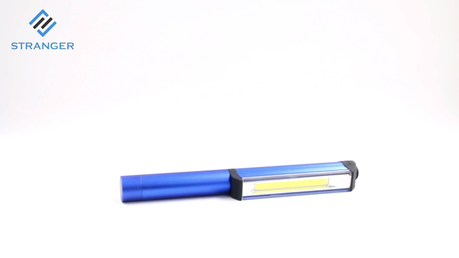 Dry Battery Operated Magnetic Pen Torch Portable Led Flashlight Hand ...