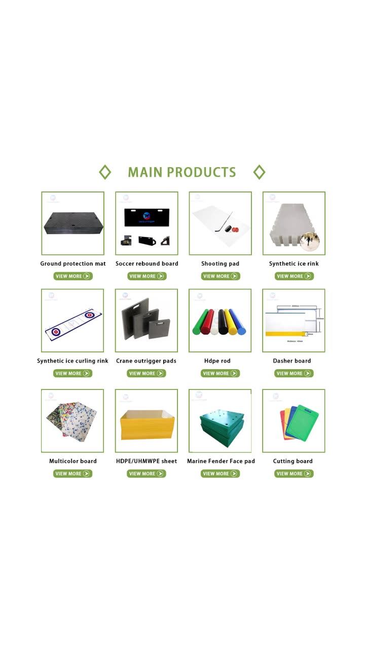 4x8 Hdpe Track Road Floor Temporary Ground Mat Heavy Duty Mud Ground ...