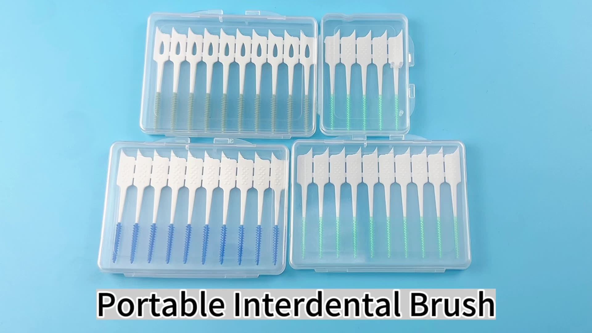Customized Interdental Brush Toothpick Soft Rubber Dental Picks ...