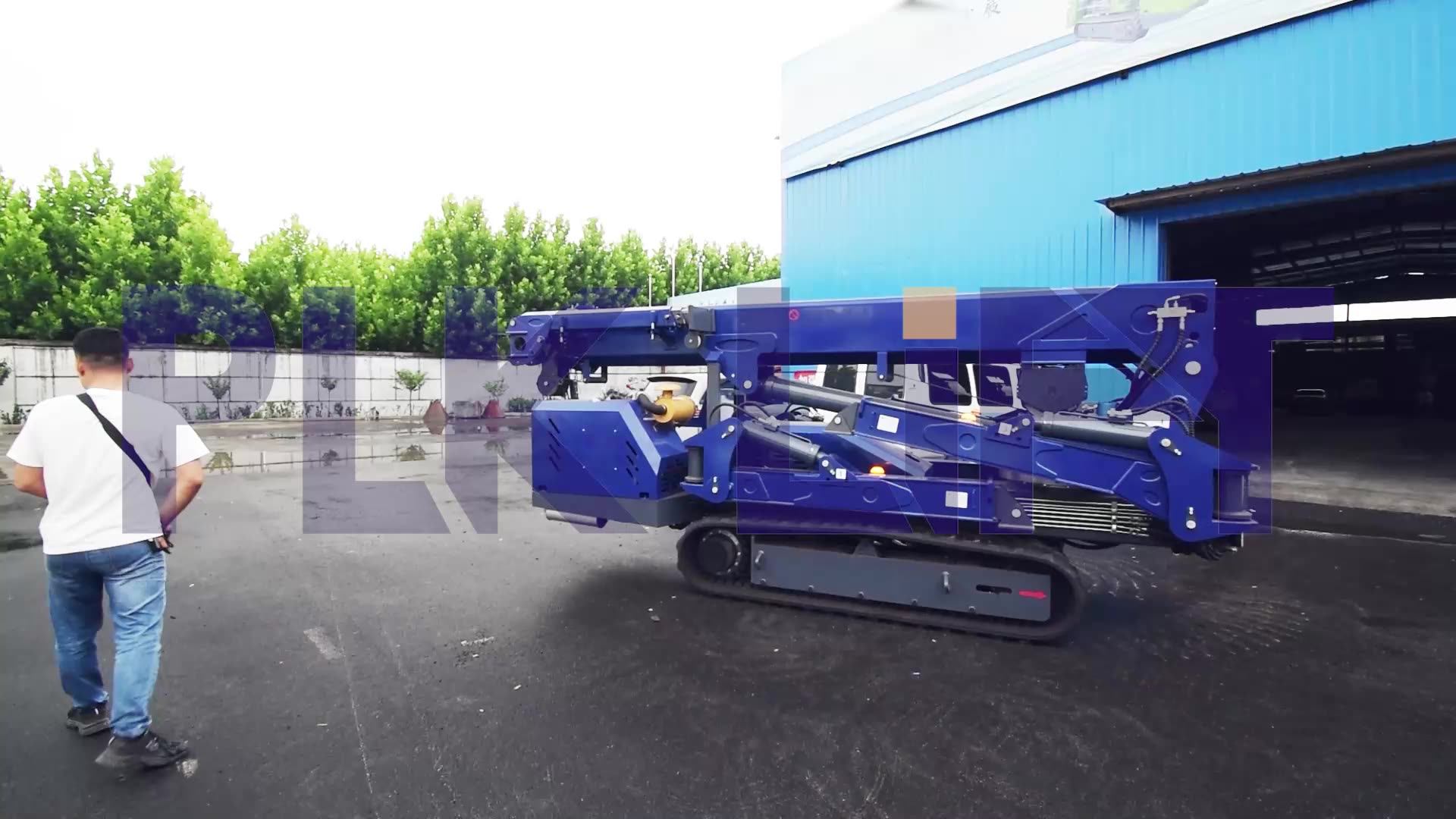 Hydraulic Mini Spider Tracked Boom Lift With Man Basket - Buy Spider ...