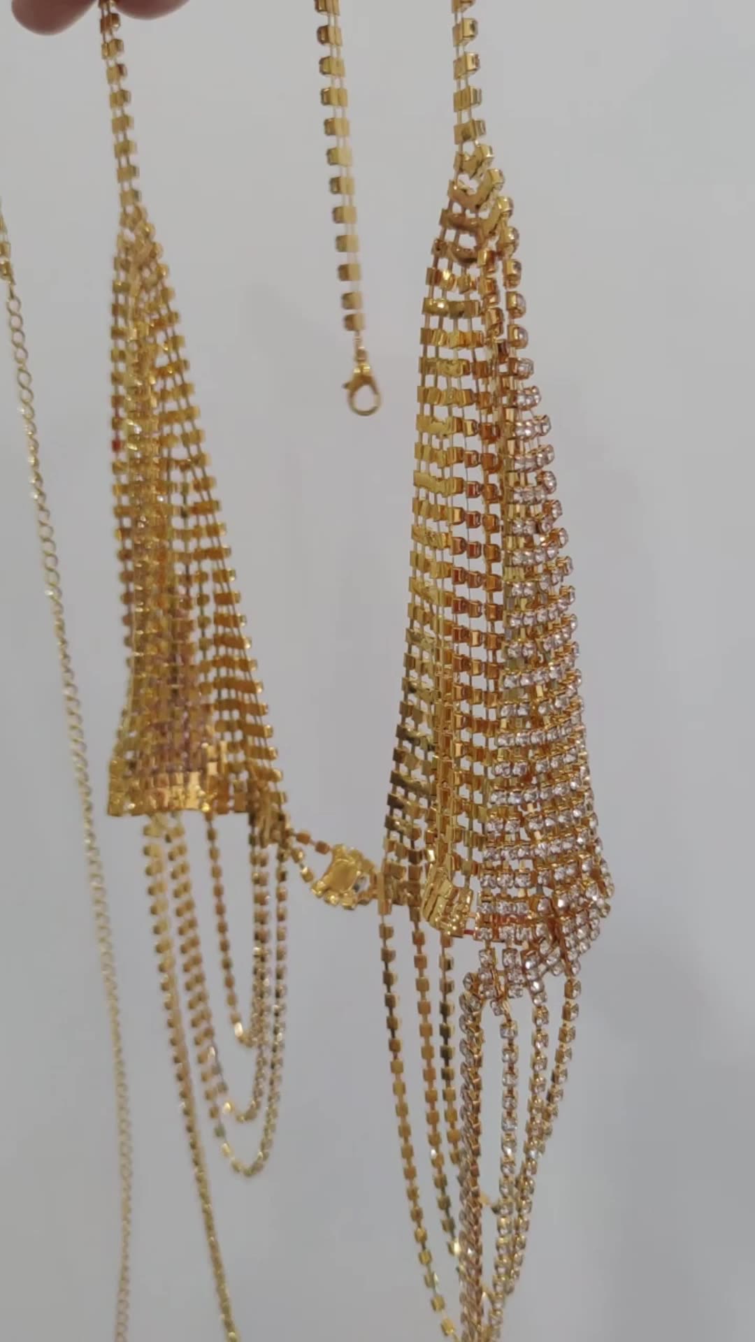 Personality Shiny Rhinestone Sexy Body Chain Diamond Crystal Luxury