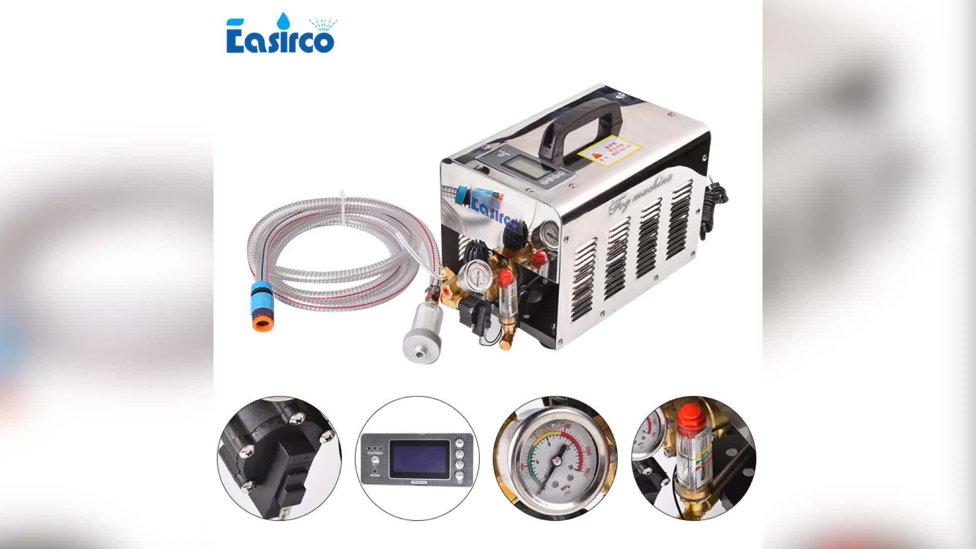 High Pressure Outdoor Mist Cooling System Fog Machine