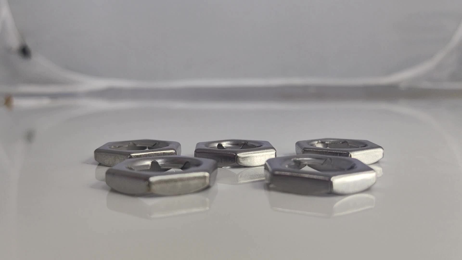 Din 7967 M6-m48 Self-locking Counter Nut Fastening Gb805 Stamping Self ...