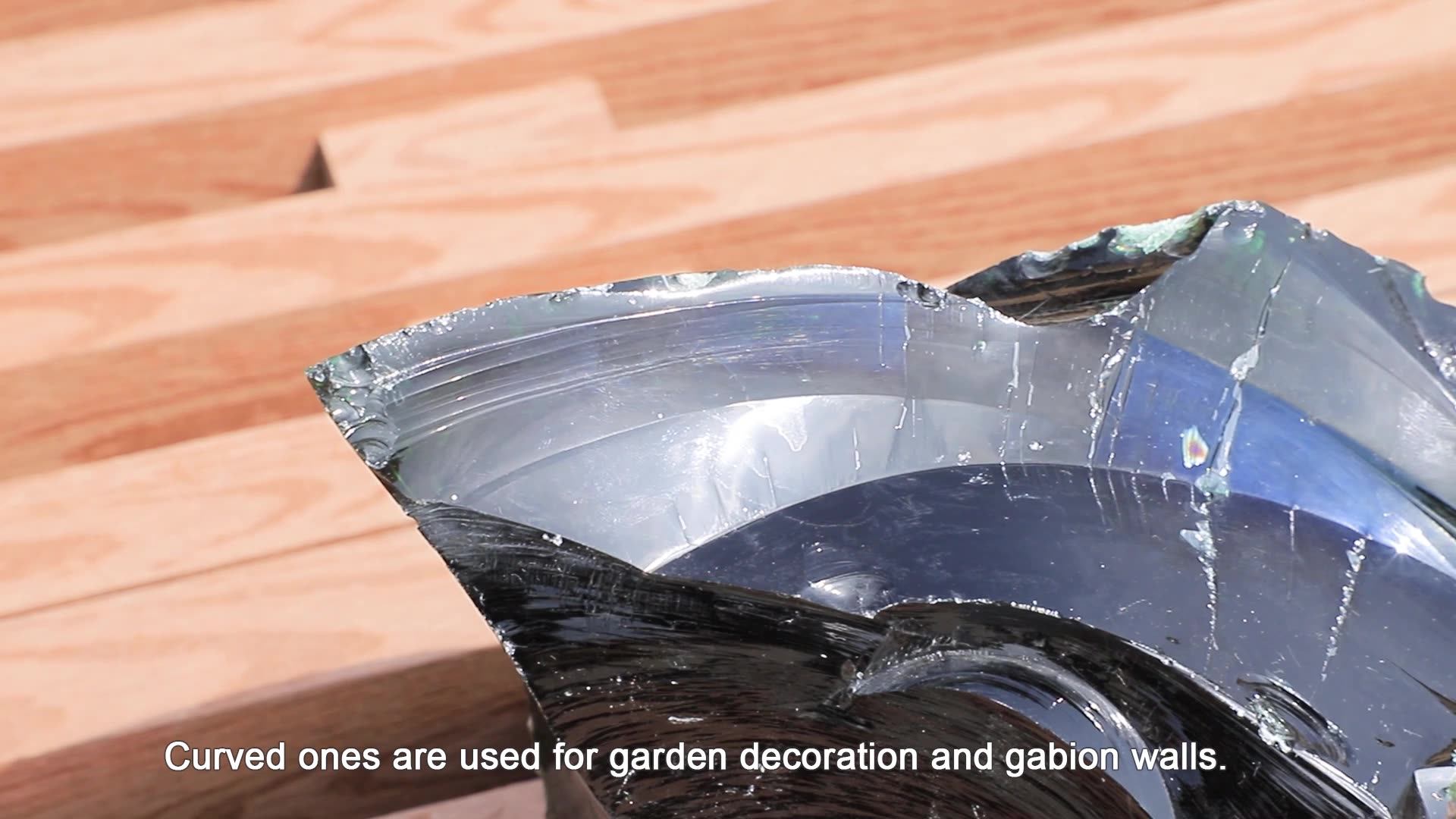 Wholesale Colored Large Landscaping Slag Glass Rocks Blue Decorative ...