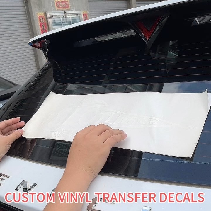 Clear Background Die Cut Glass Windshield Window White Pvc Vinyl ...