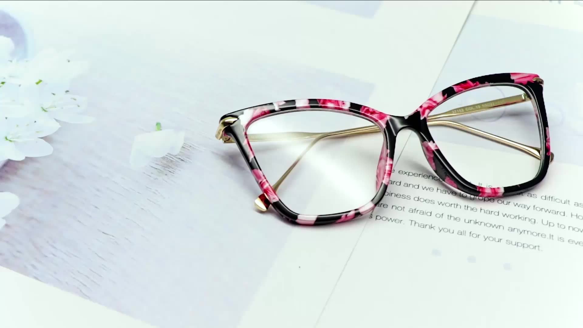 Stylish Fancy Female Acetate Transparent Butterfly Shape Prescription ...
