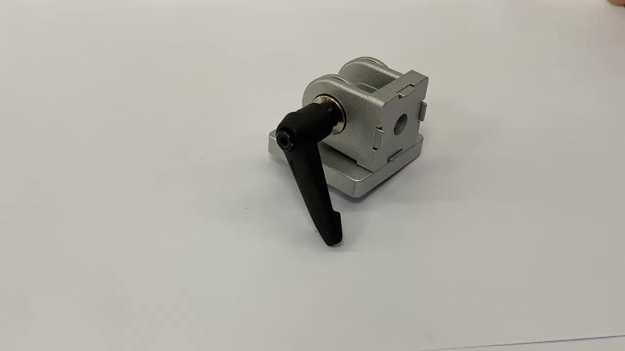30x45 Alloy Locking Lever Square Pivot Joint For Aluminum Profile Slot ...