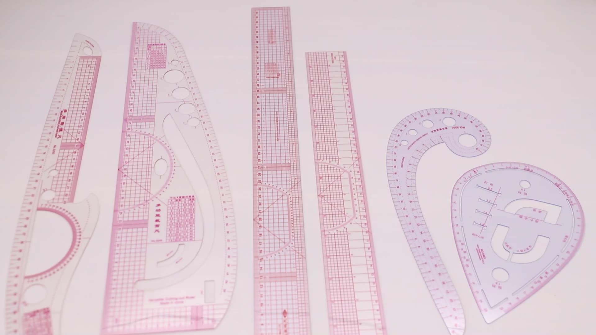 Rts High Quality Diy Plastic Scale Ruler&versatile Cutting-out Template ...