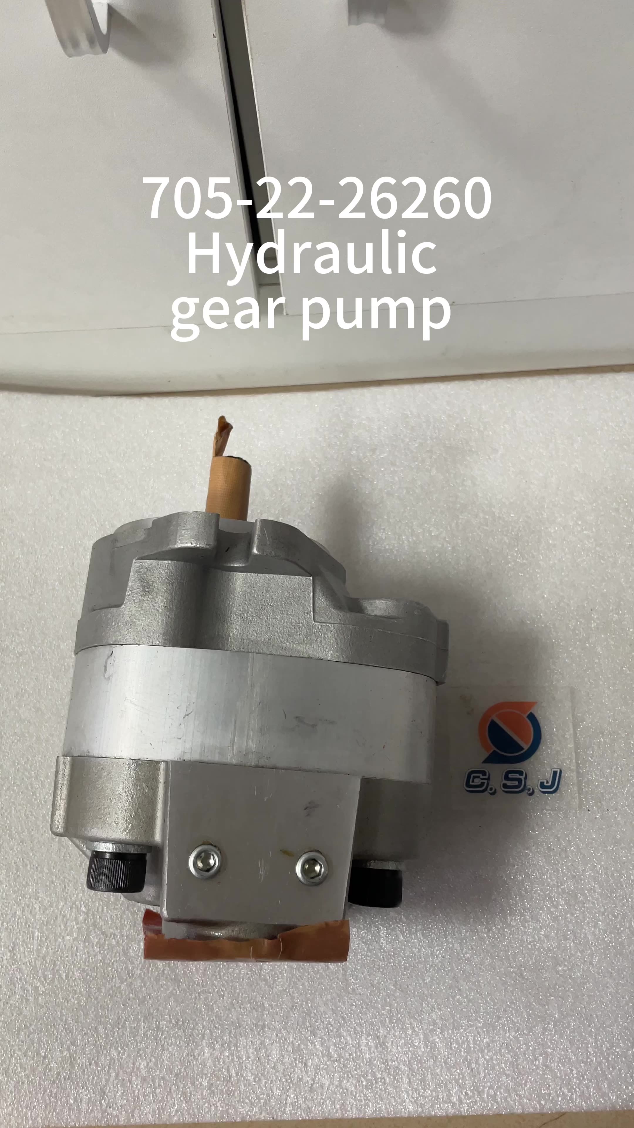 Hydraulic Oil Gear Pump 705-22-26260 7052226260 For D41e D41p D41p-6 Komatsu Bulldozer 705-12 ...