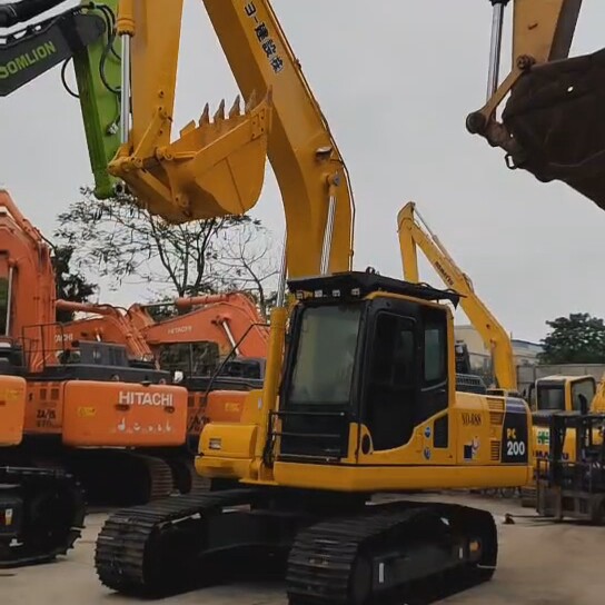 100% Japan Original 20 Ton Komatsu Pc200-8 Pc200-8n1 Crawler Excavator ...