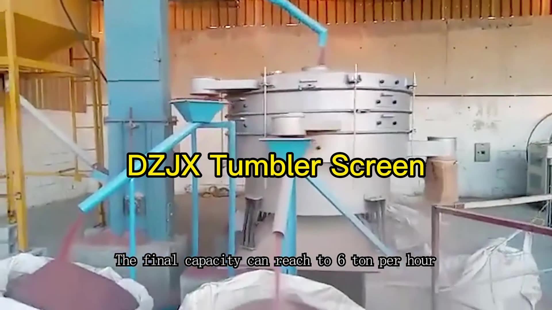 Dzjx Flexible Rotary Tumbler Screen For Sieving Granular Material ...