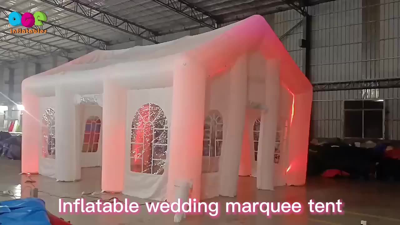Inflatables House Structure Party Event Led Light Inflatable Wedding ...