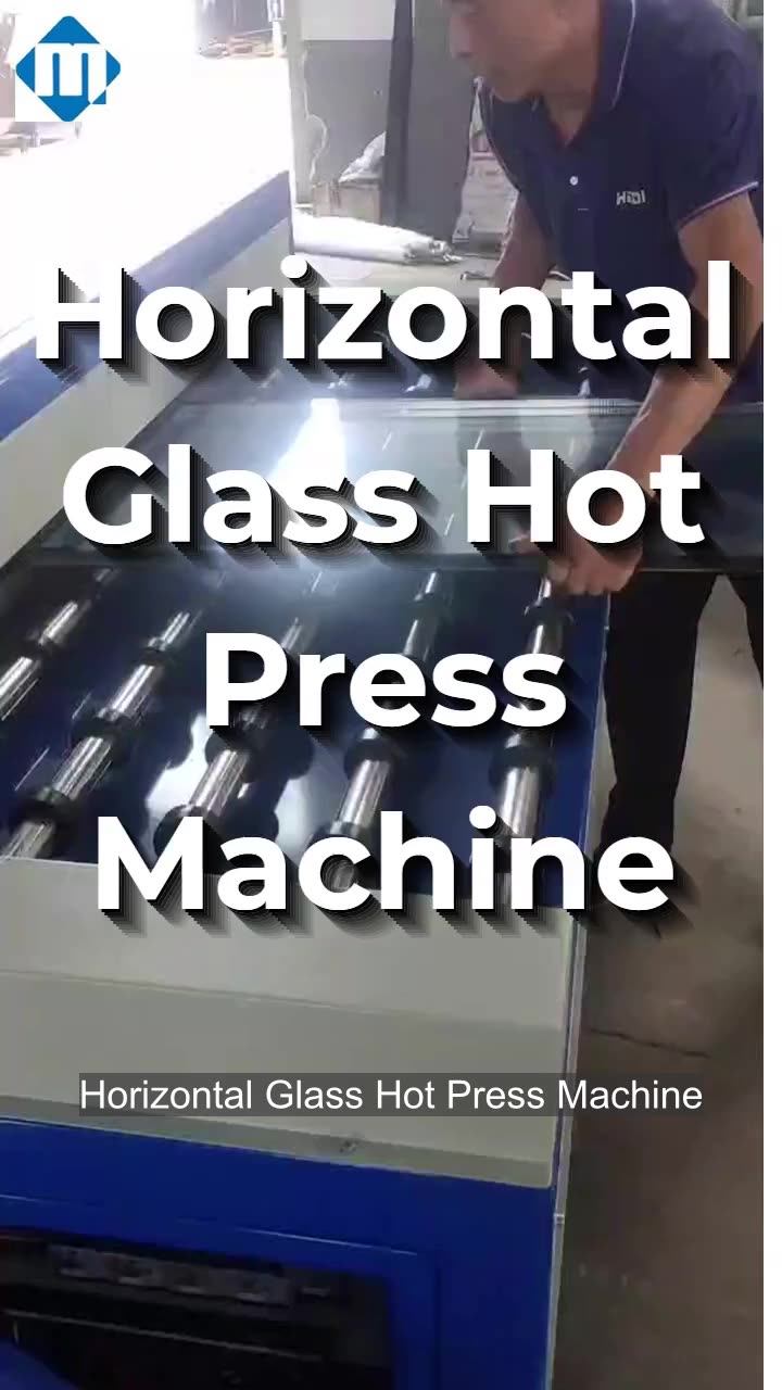 Window Production Line Horizontal Glass Hot Press Machine For ...