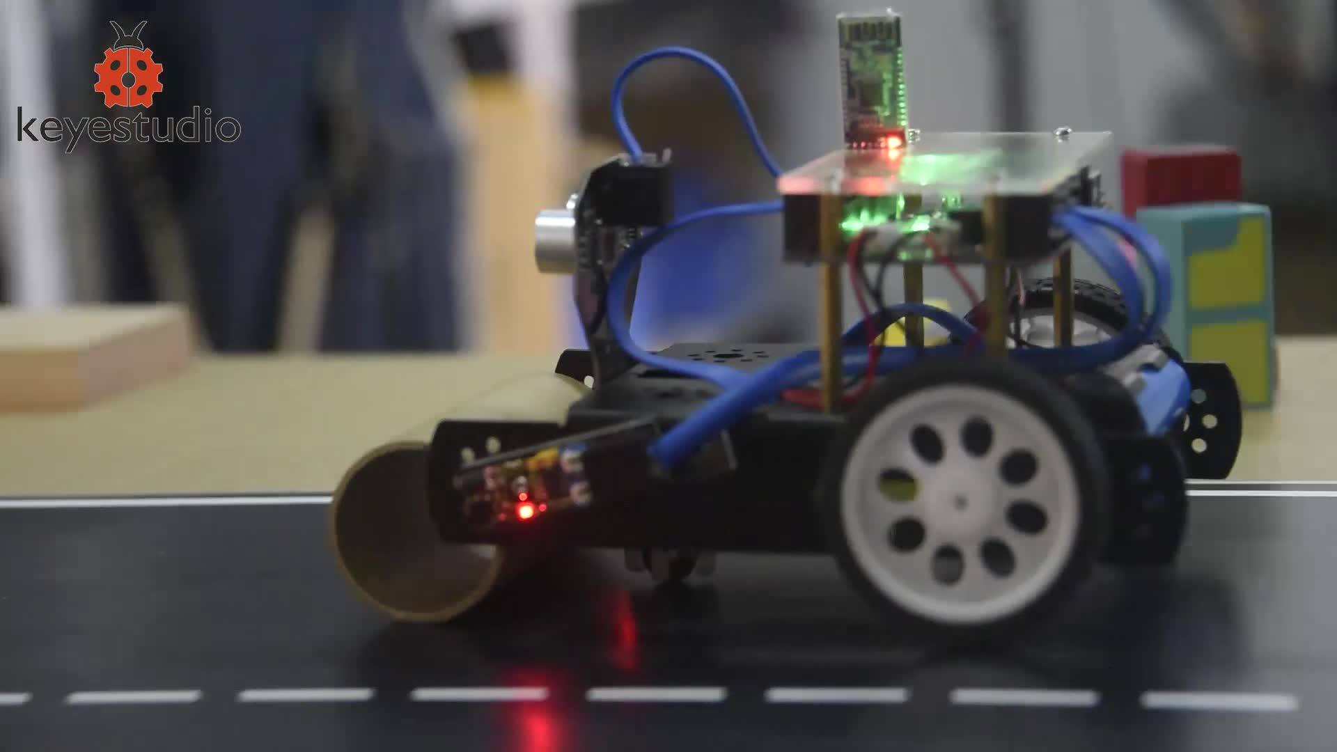 Keystudio Keybot 코딩 교육 로봇 스마트 자동차 키트 줄기 로봇 Ir 무선 리모콘 키트 - Buy 프로그래머블 ...