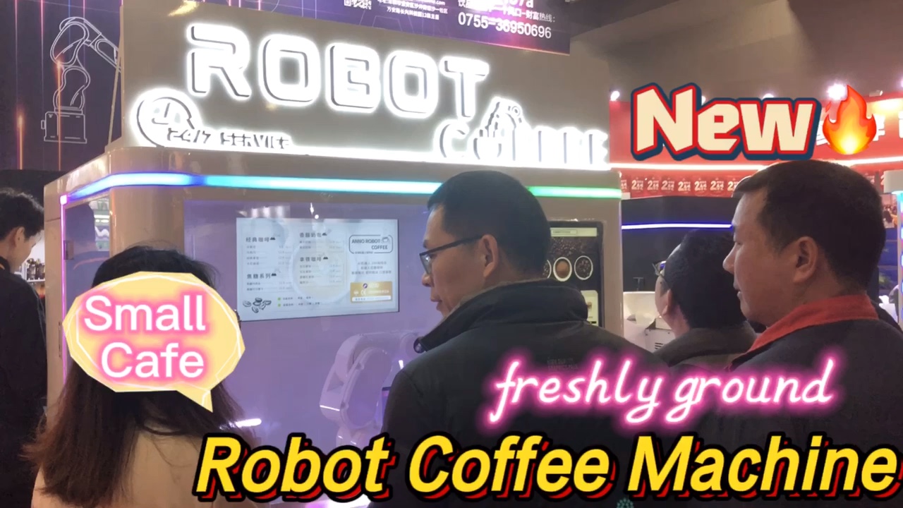 Robotanno 6 Axis Robot Barista Coffee Machine Self Service Hot And Cold ...