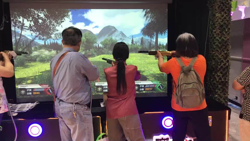 Hot Sale Gun Hunting Coin Operated Game Machine Video Shooting Arcade ...