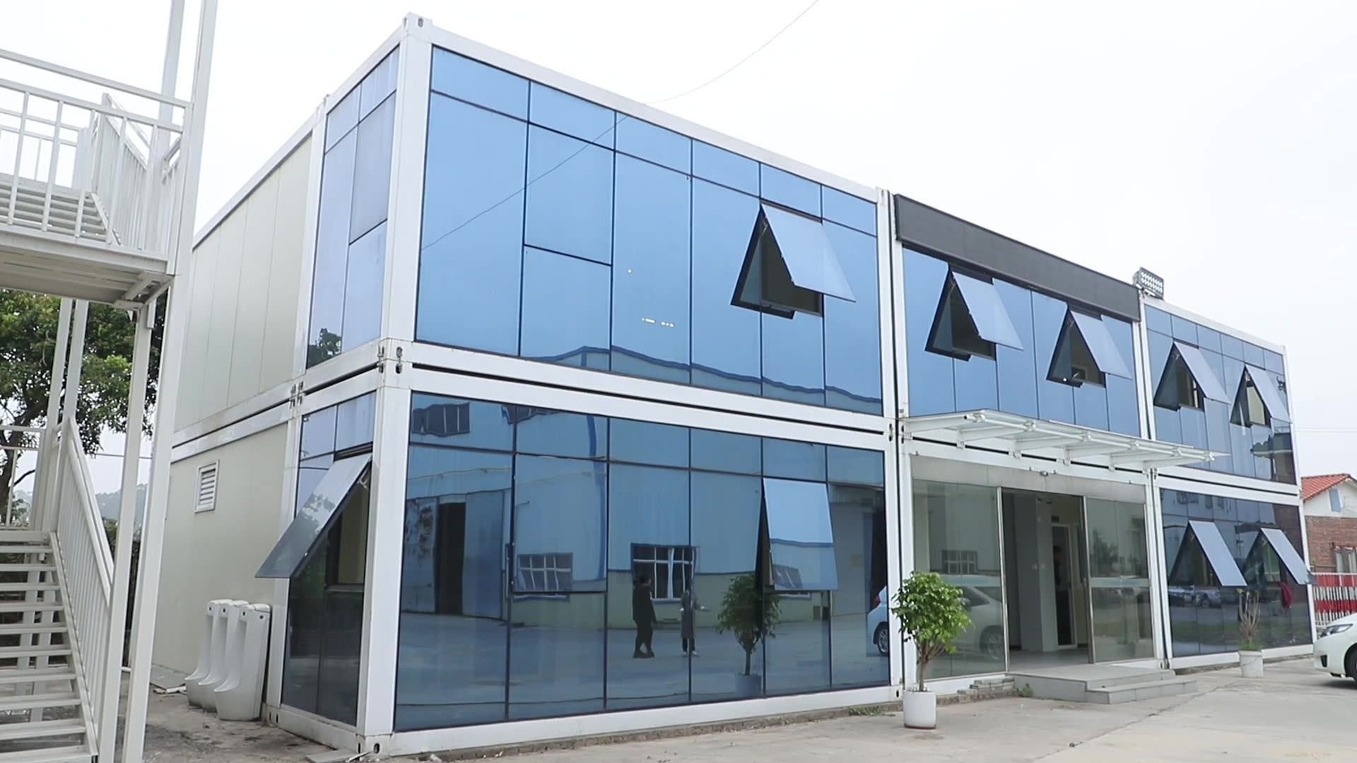 Construction Site 20ft Casass Prefabric Flat Pack Indonesia Modular Sea ...