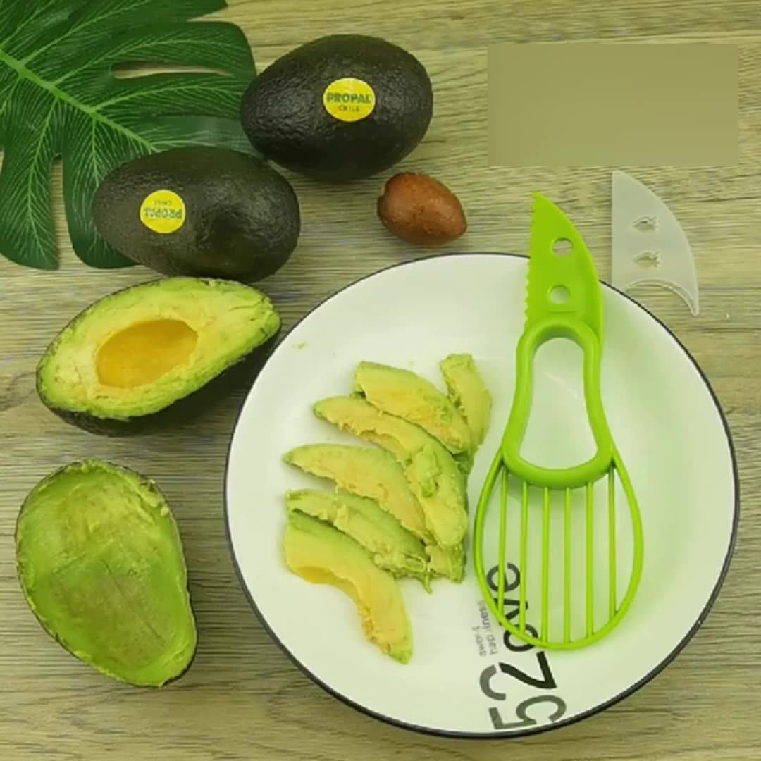 Hot Sale Plastic Avocado Cutter With Sheath Kiwi Knife Multifunctional ...