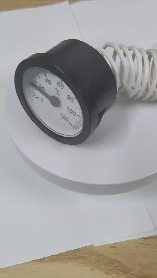 Dial Thermometer Capillary Temperature Gauge With 1.5m Sensor 0-120 ...