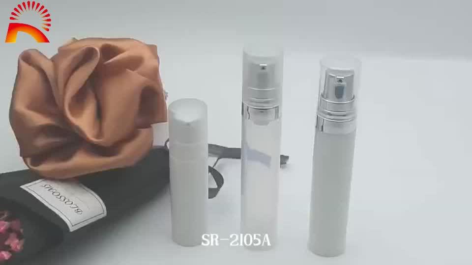 Small Cosmetic Sample Bottle 5ml 8ml 10ml Black Skin Care Pump Cosmetic ...