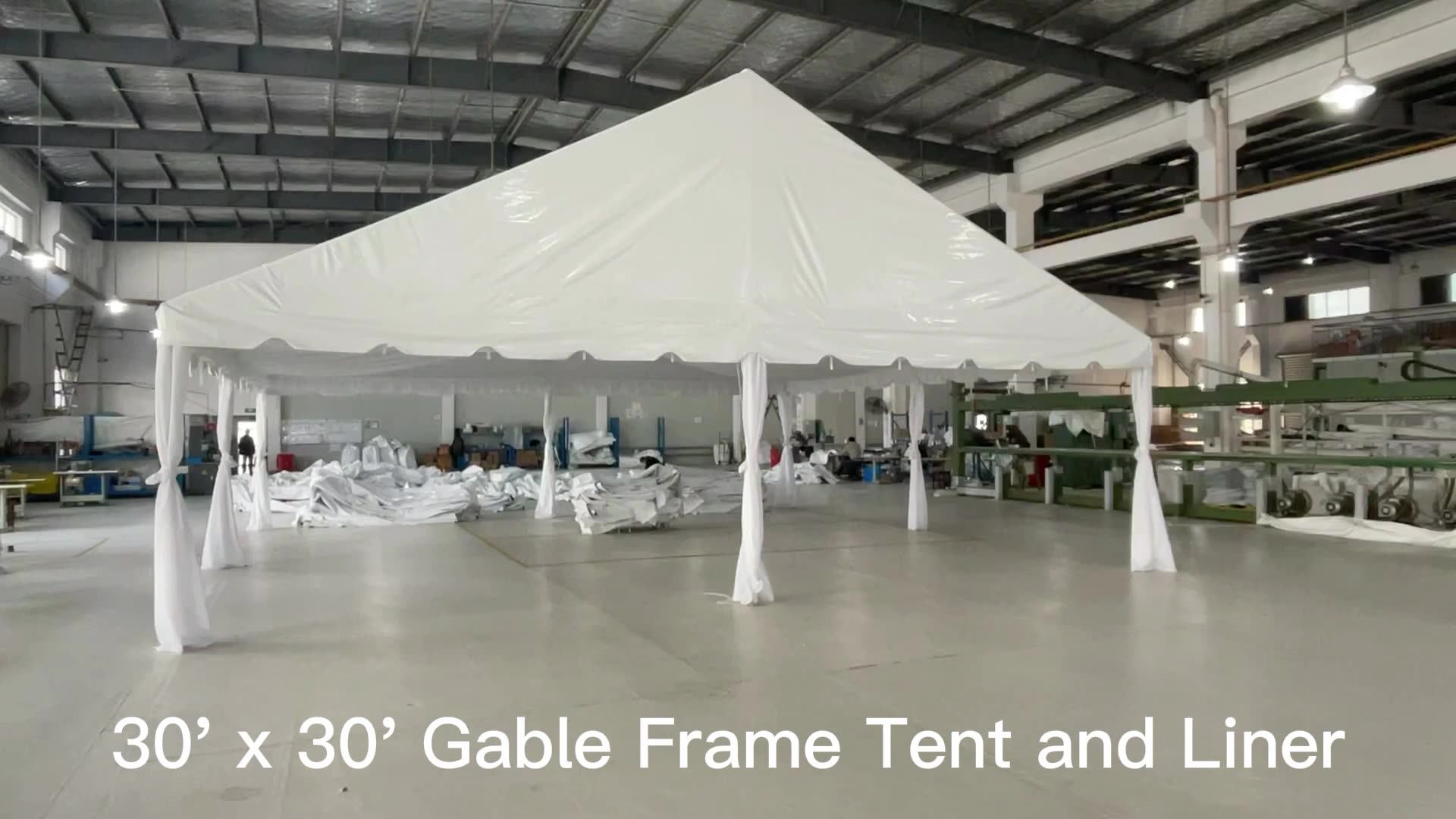 Celina White Outdoor Canopy Garden Gable Frame Tent Party Event Wedding ...