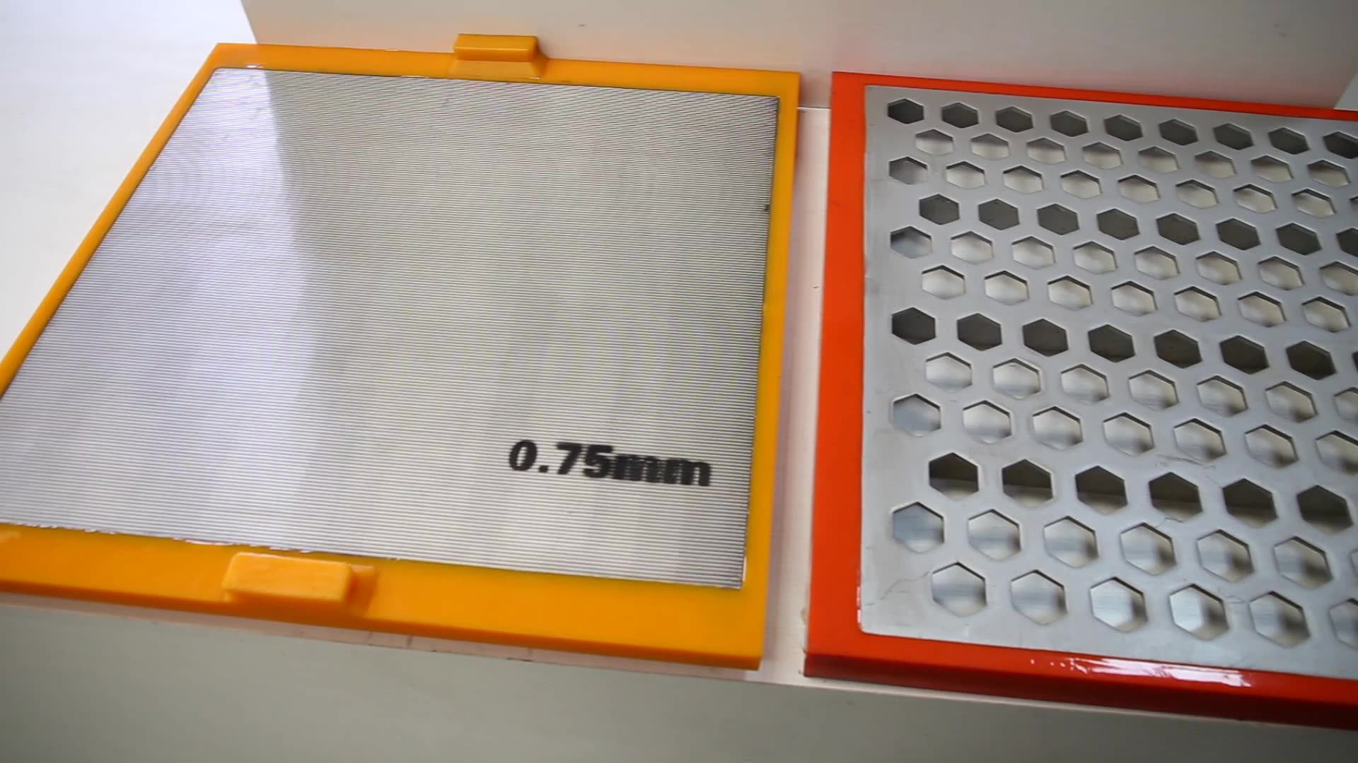 Dewatering Pu Mesh Screen Sieve Plates Vibrating Panel Polyurethane Pu ...