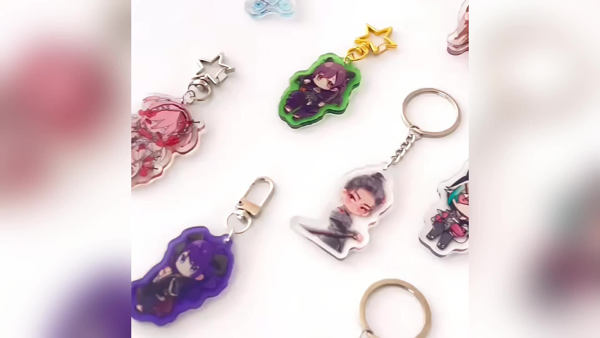 Acrylic Mirror Standees Custom Acrylic Block Keychain Clear Acrylic ...