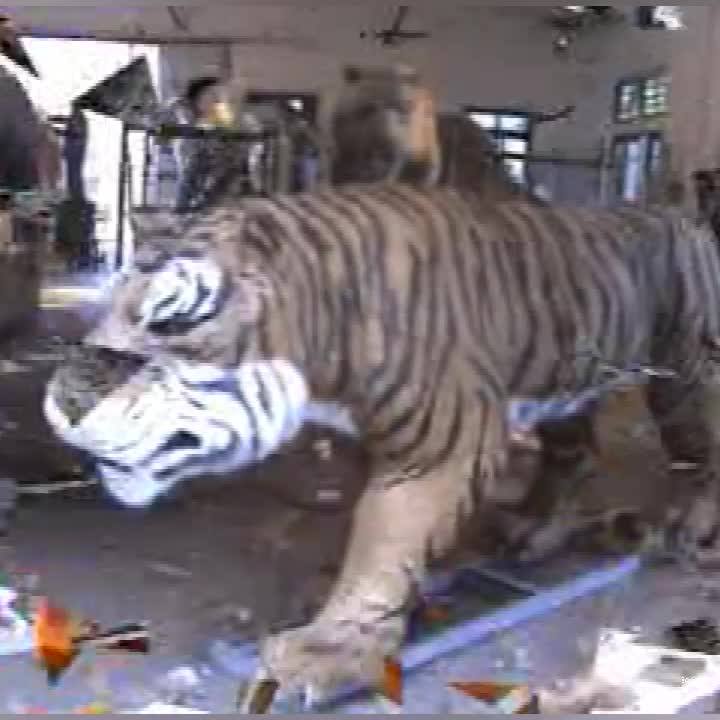 Large Outdoor Remote Control Resin Lion Statue With Roaring - Buy Resin ...