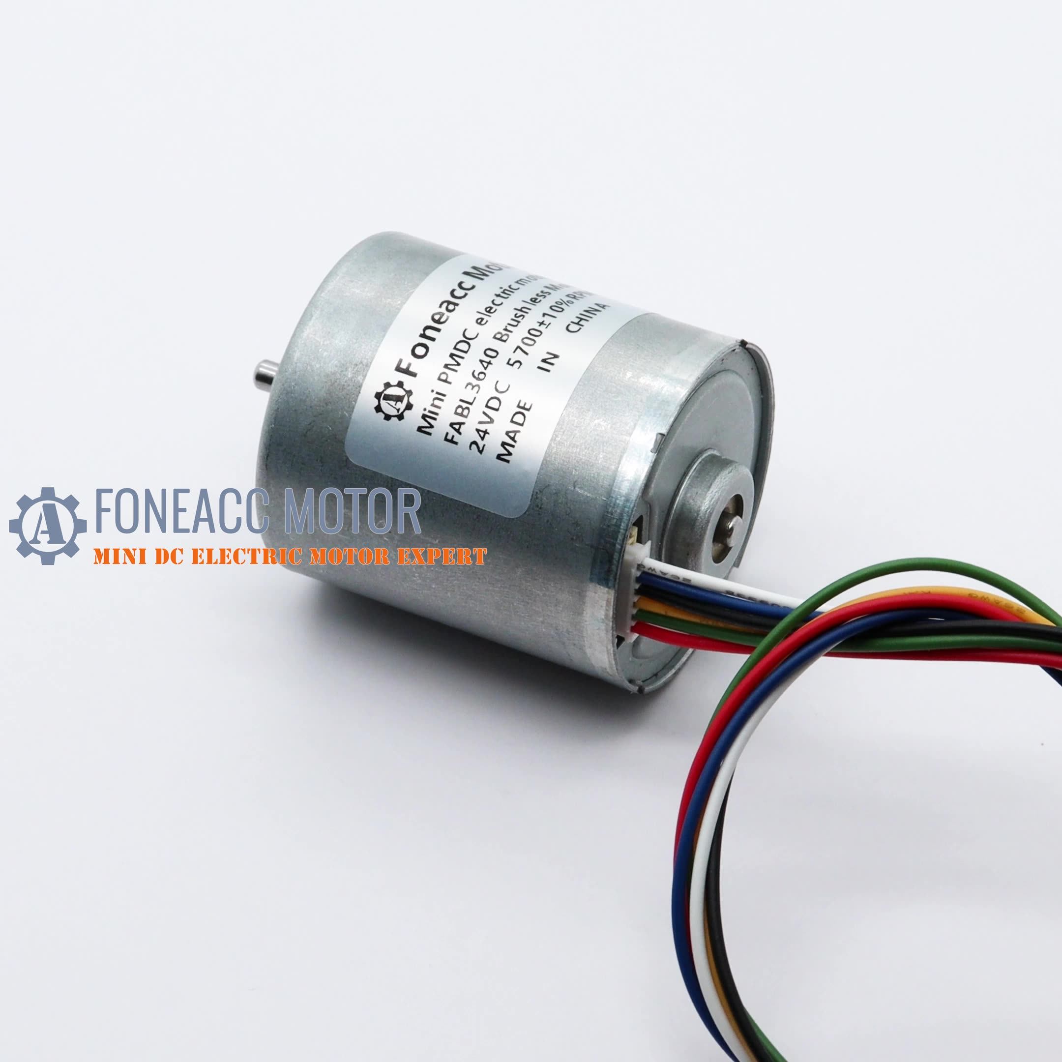 Foneacc Motor 12v 24v Fabl3640 Nidec 22h Series Equivalent Brushless Dc ...