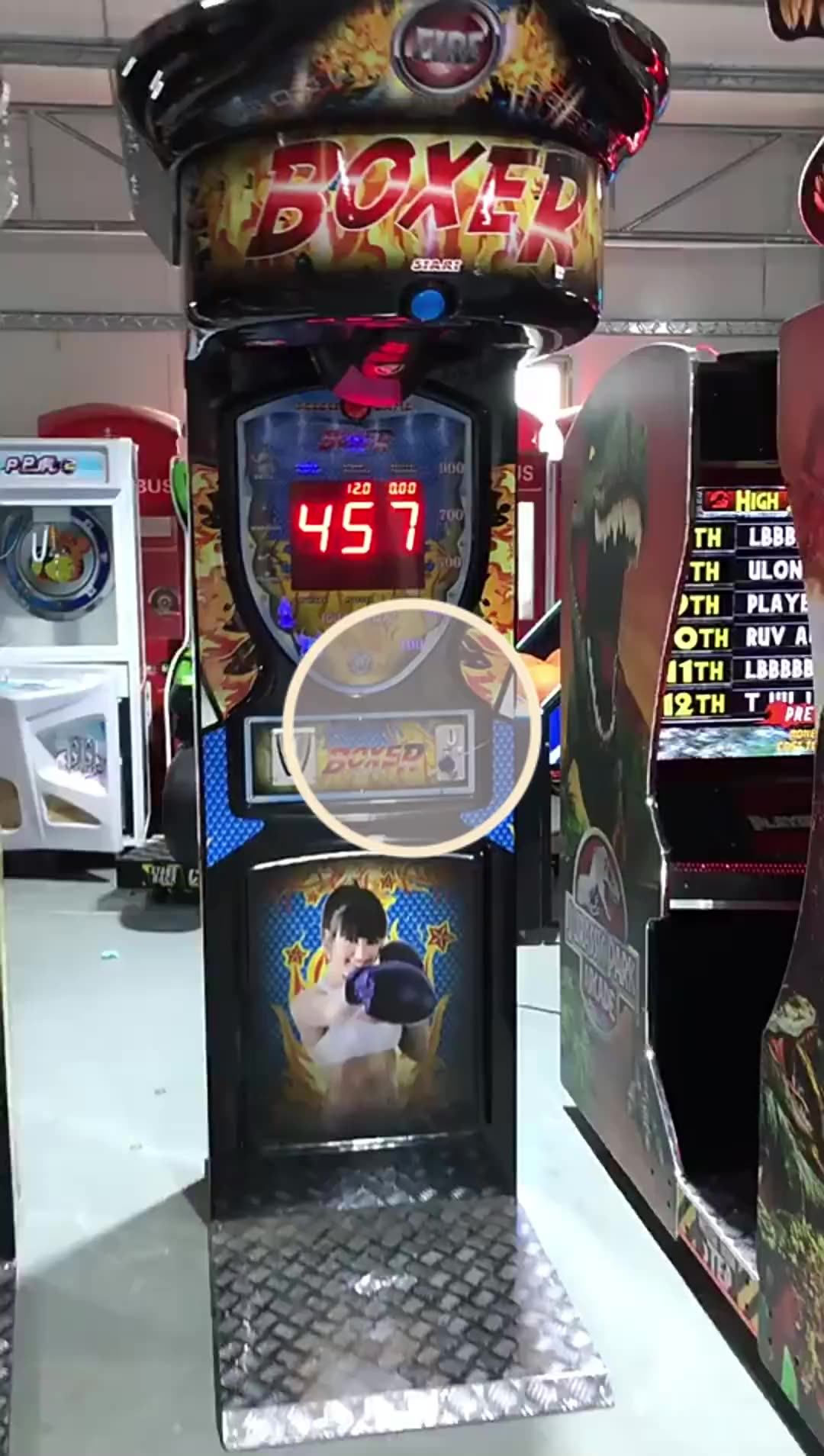 New Design Box Coin Operated Arcade Ultimate Big Punch Boxing Games ...