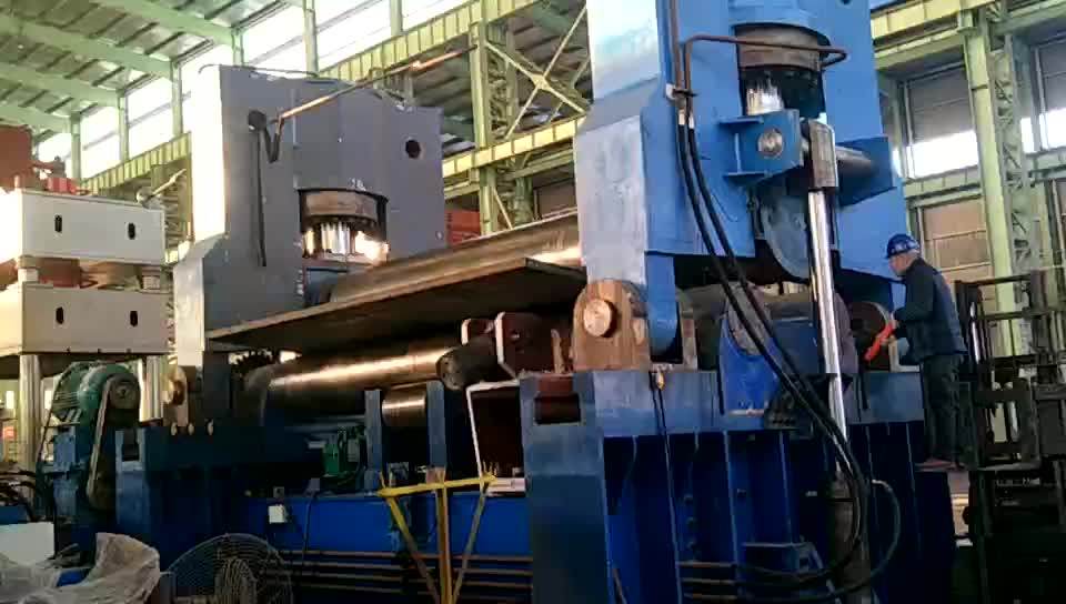 3 Roller Hydraulic Metal Ring Bending Machine,Metal Sheet Round Bending ...