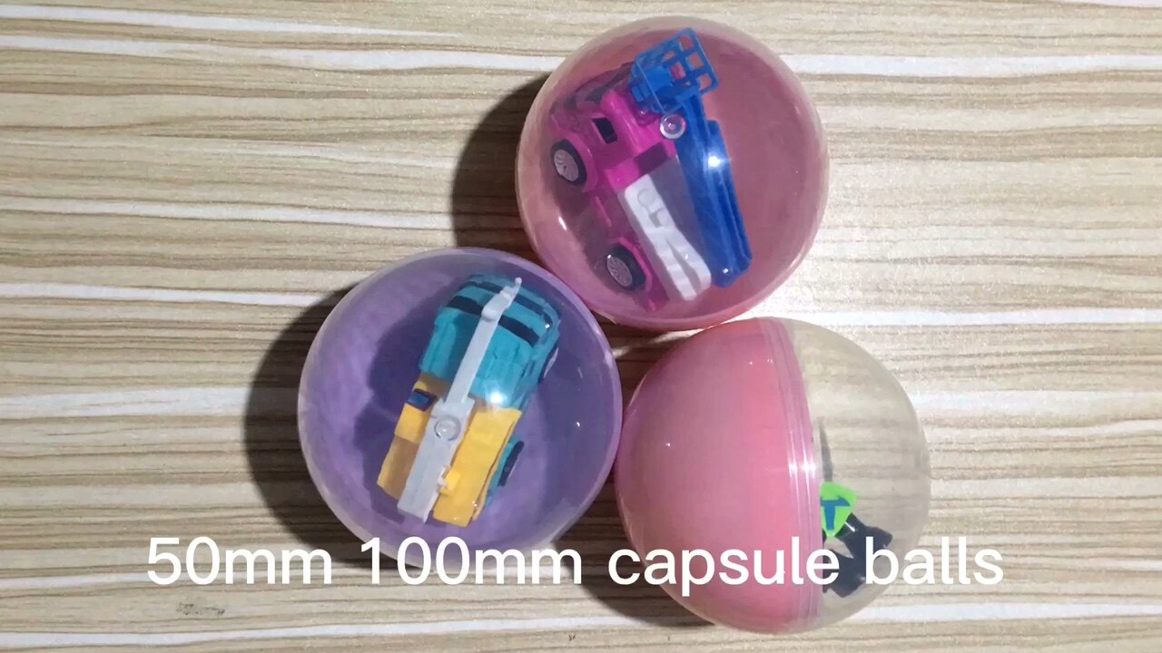 Expensive 100mm Ball Capsules For Vending Machine Capsule Plastic Round ...