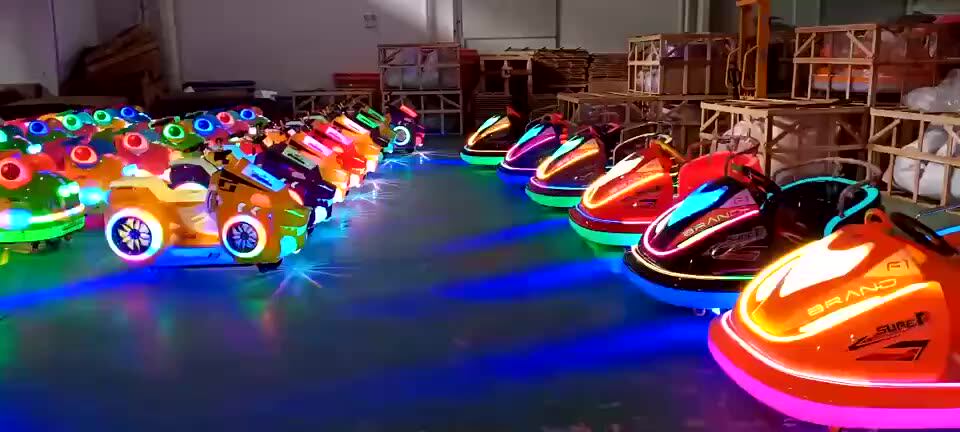 Bumper Cars Autoscooter Amusement Motor Bike Coin Operated Kiddie Ride ...