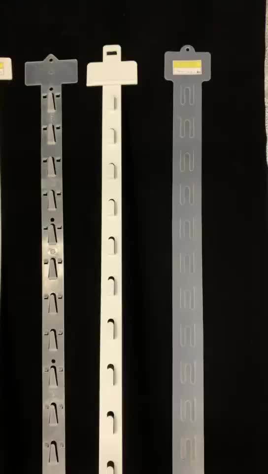 Supermarket Display Hanging Plastic/metal Merchandising Clip Strip With ...