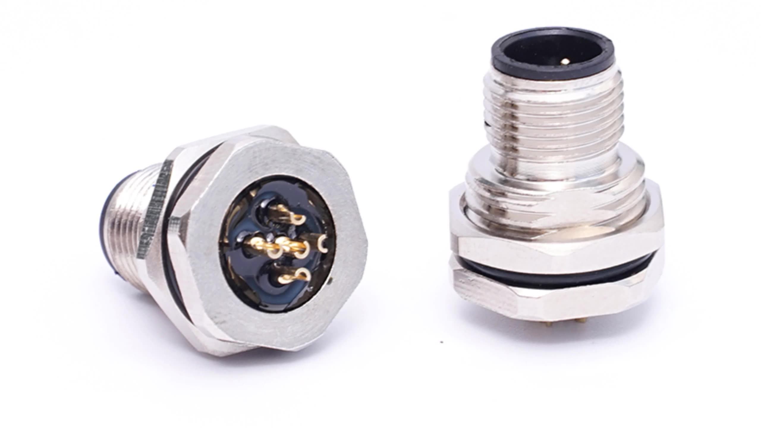 Customized M8 Waterproof Connector With Wire For Aviation Injection ...