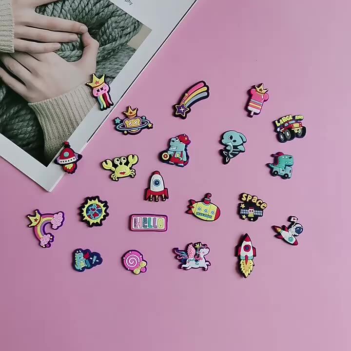 Cute Dinosaur Pvc Shoe Charm Hole Shoes Flower Croc Shoes Decoration ...