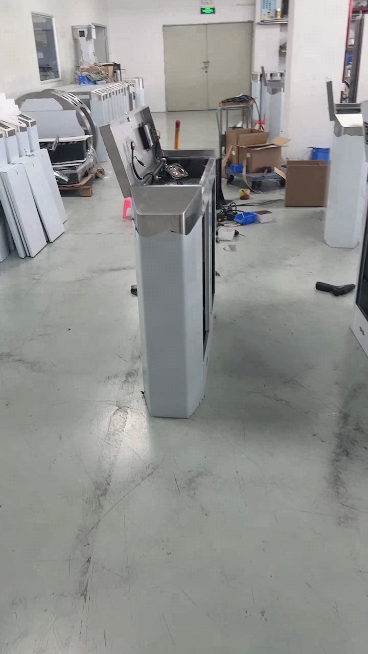 Tripod Turnstile Face Recognition Card System Qr Barcode Reader ...