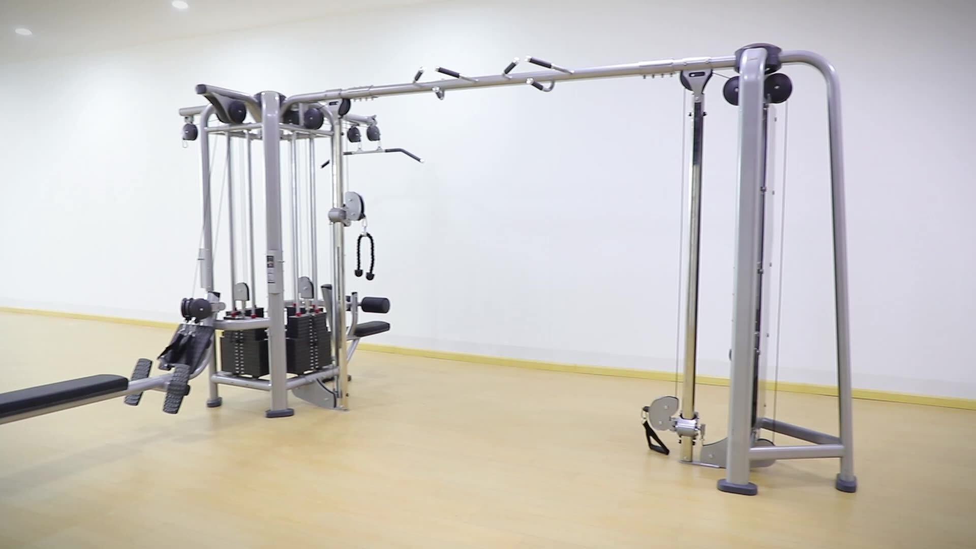 Five Station Jungle Commercial Bodybuilding Gym Fitness Equipment ...