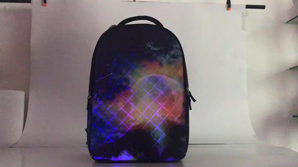 2019 Fashion Led Lights Girls Polyester Kids School Bag - Buy Kids ...