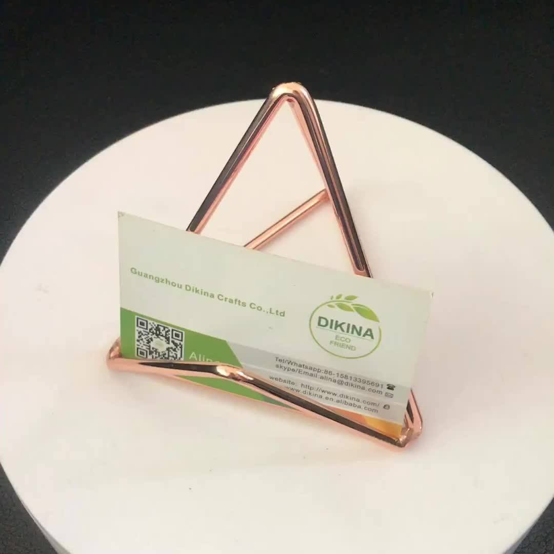 Rustic Decoration Triangle Menu Stands Christmas Name Tag Custom Note ...