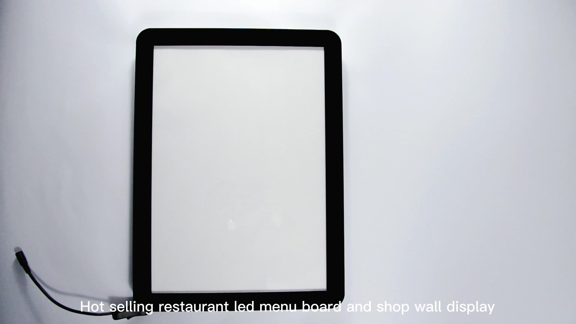 A2 A3 A4 Sizes Magnetic Backlit Panel Sign Business Frame Wall Mounted ...