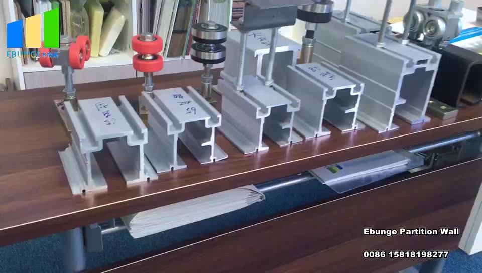 Aluminium Track Movable Wall Partition System Wheel Carrier Track For ...