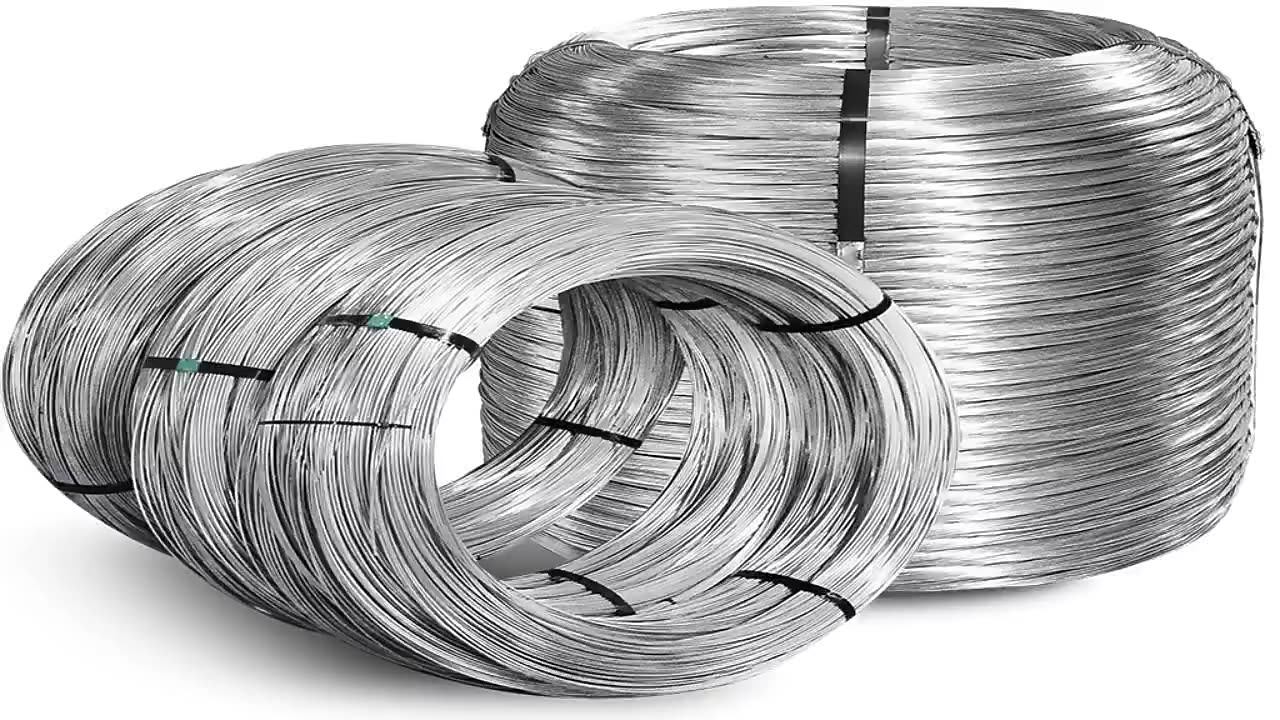 High Quality Bwg 12 13 14 Gi Binding Wire Hot Dipped Galvanized Steel ...