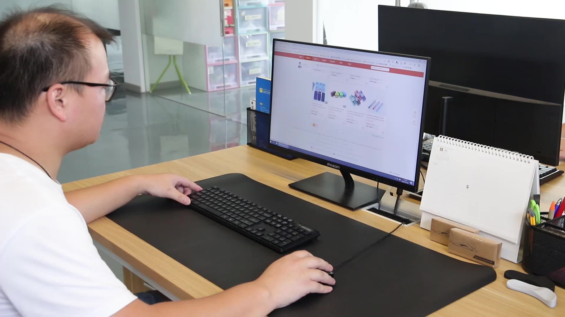 Silicone Ergonomic Mouse Pad Wrist Rest Mouse Palm Rest Left Hand Mouse ...