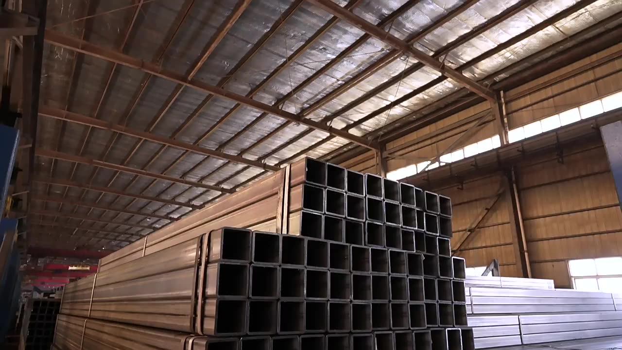 Structures Metal Iron Square Tube Carbon Steel Pipe Hot Rolled Hollow ...