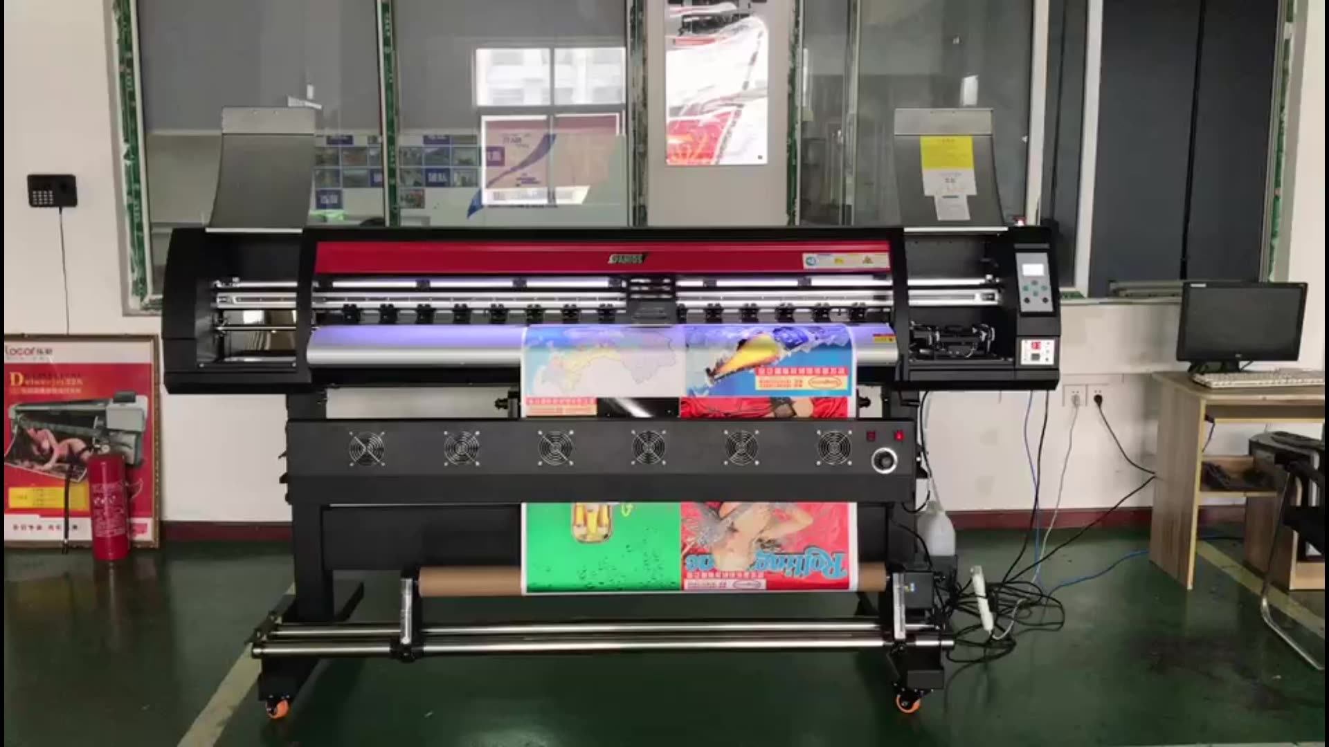 1.6m Large Format Digital Ink Jet Eps I3200 Head Dye Sublimation ...