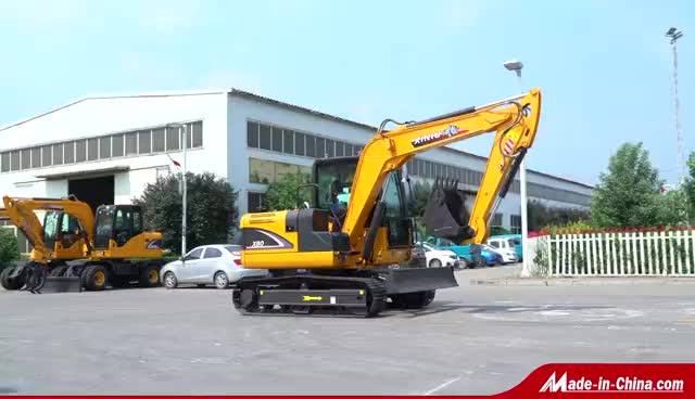 Xiniu 8 T Wheel Excavator Xn85-9,Factory In Shandong Excavators - Buy ...