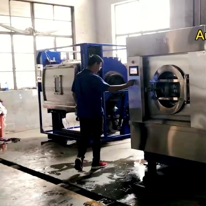 Hoop 70kg Fully Automatic Laundry Washing Machine Washer Extractor ...