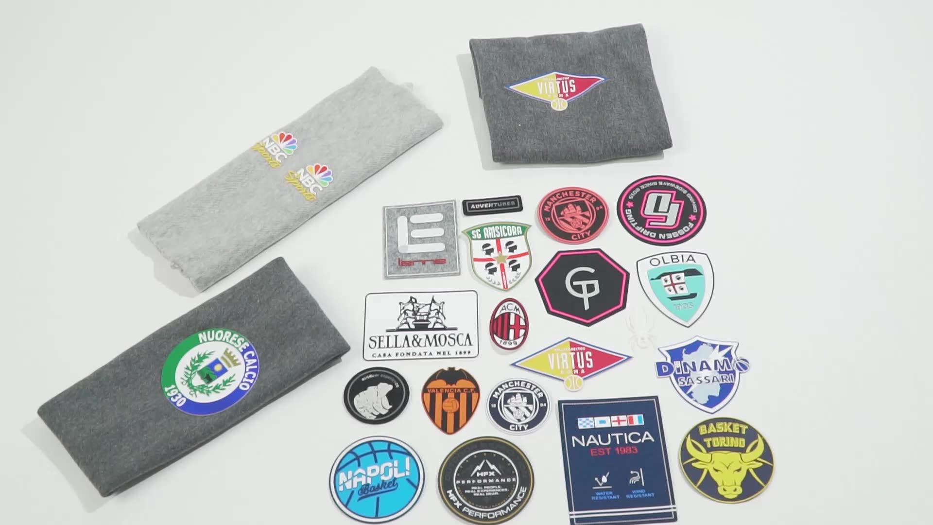 Custom 3d Raised Logo High Density Rubber Silicon Heat Transfer Printed ...