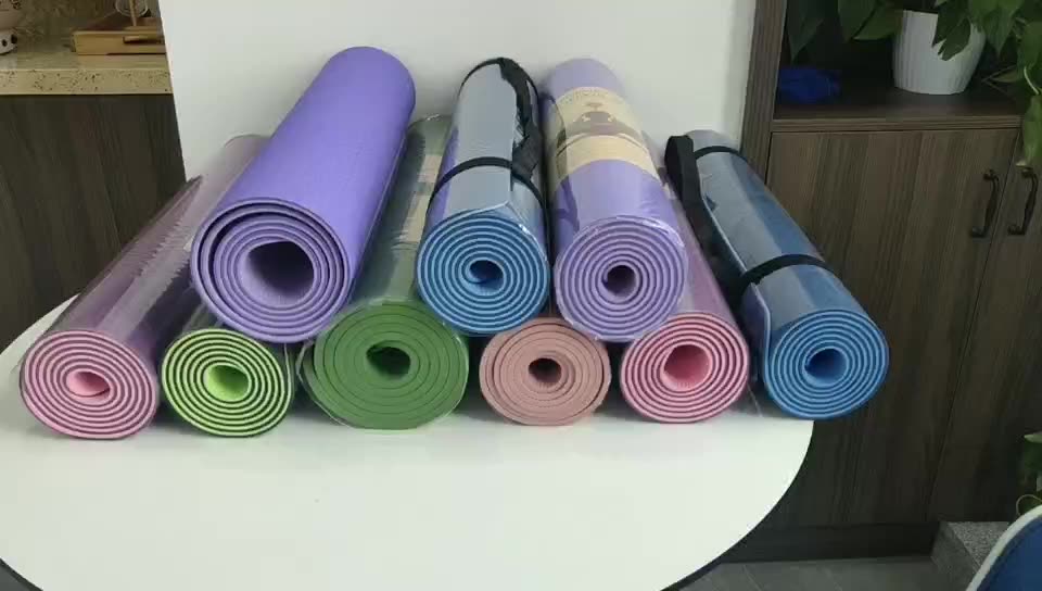 Tpe/pvc/nbr/eva Closed Cell Softextile Eco-friendly & Reversible Foam Yoga Mat - Buy Tpe/pvc/nbr ...